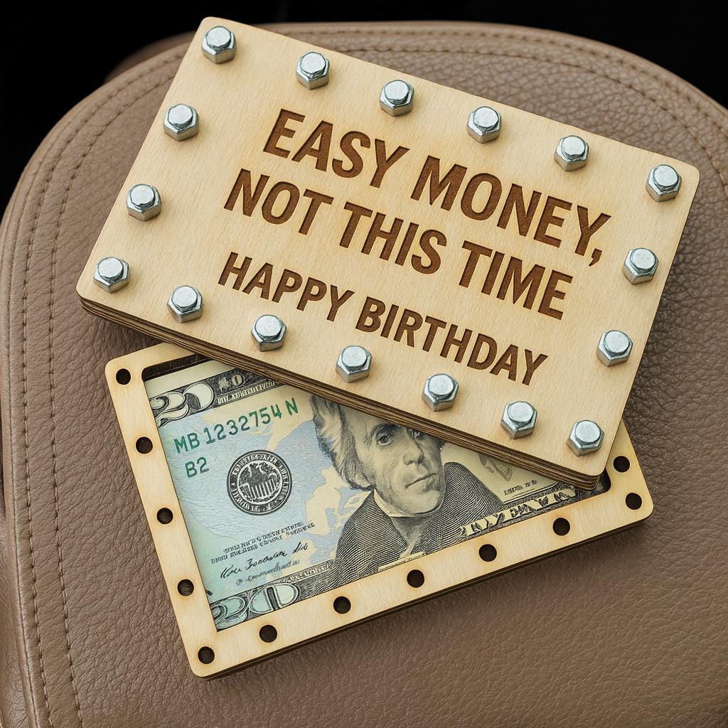 Funny Wooden Money Maze Gift Box: DIY Gag Gift (digital Download) - Etsy