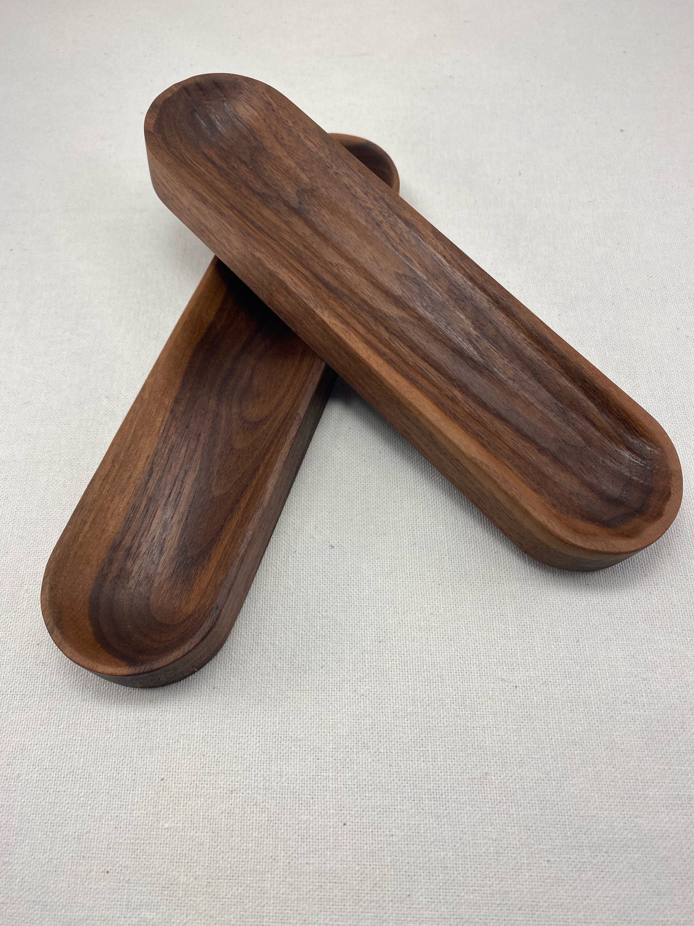 Walnut Wood Pen Tray (smooth) - Etsy