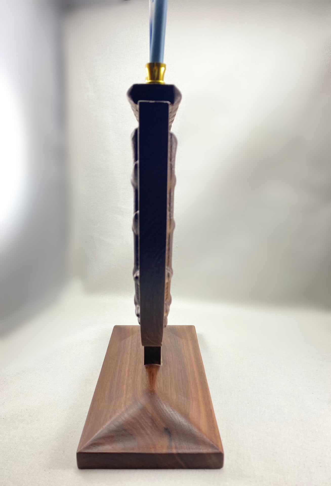 Custom Walnut Wood Menorah - Hanukkah Candle Holder - Holidays - Jewish ...