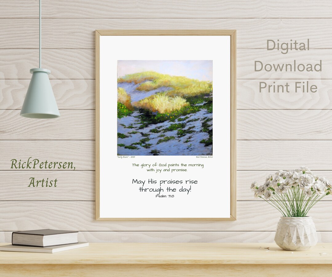 Early Risers, Artist Original Art Psalm 71:8, Christian Wall Art ...