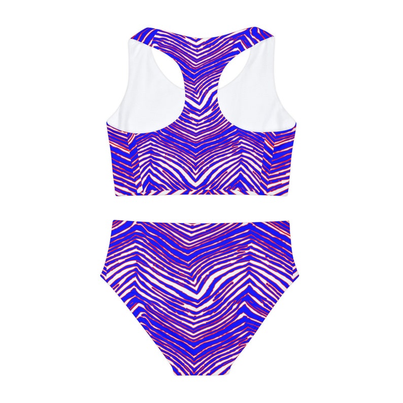 Buffalo Zubaz Girls Two Piece Swimsuit, Children Bathing Suit, Girls ...
