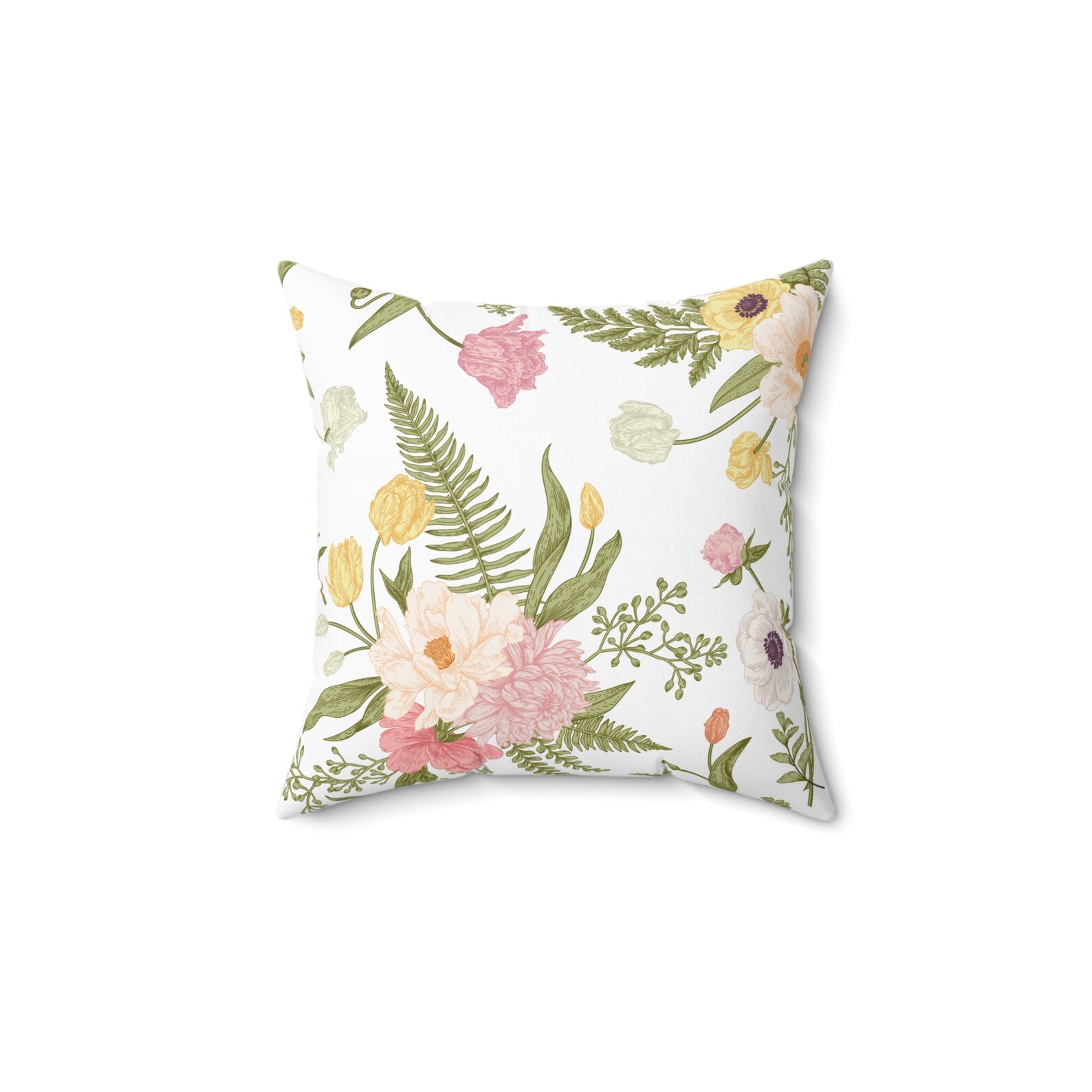 Cottagecore Throw Pillows, Floral Throw Pillow, - Etsy
