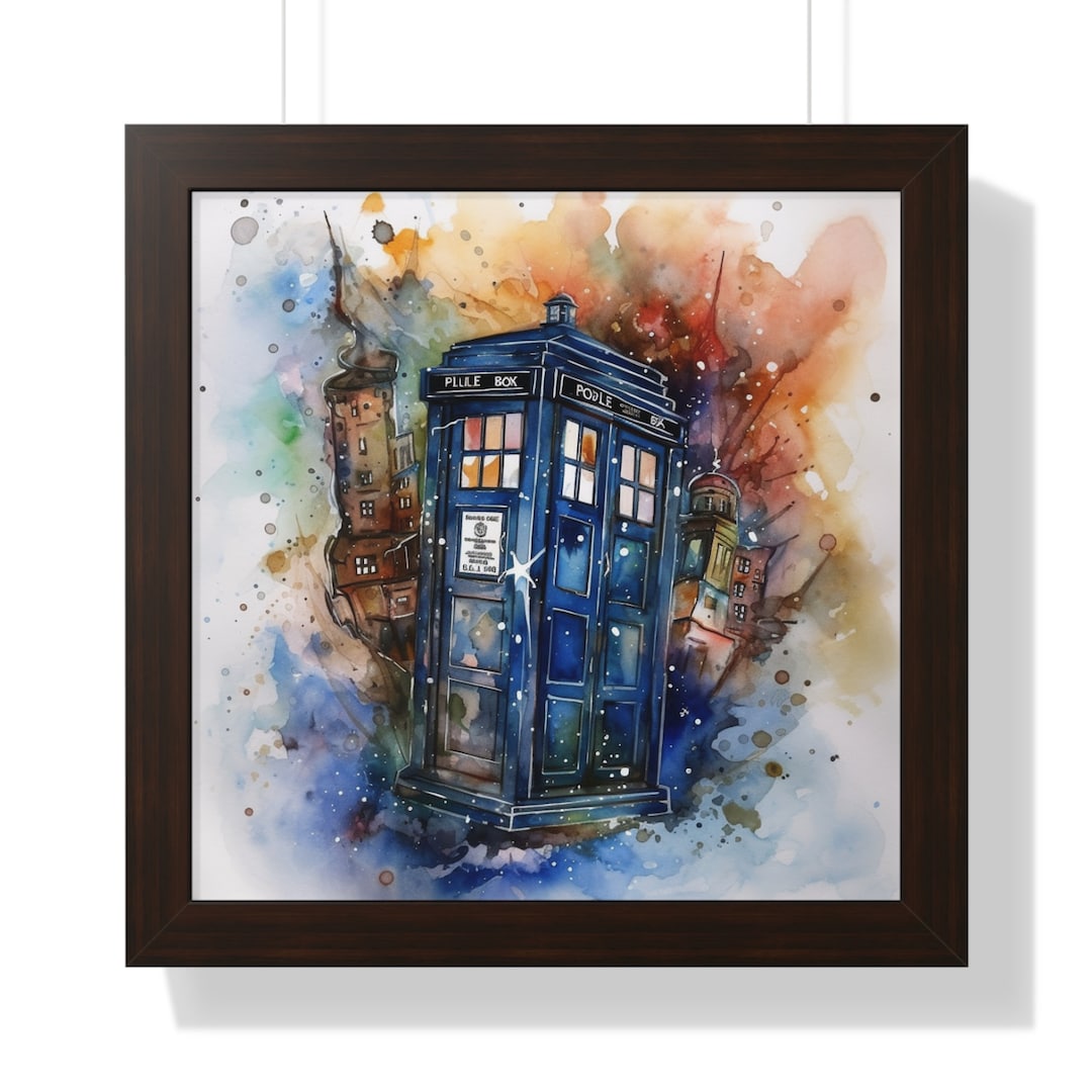 Poster Dr Who, Poster Tardis, Dalek, Police Box, Tournevis sonique ...