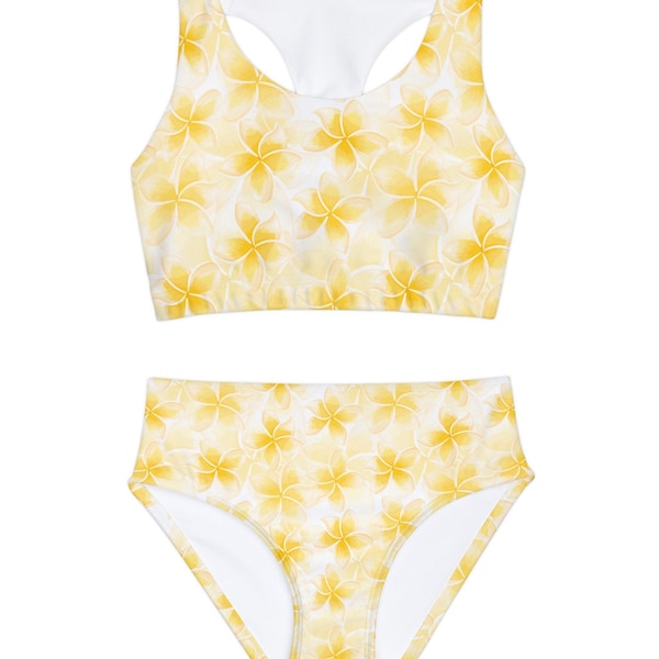 Kids Yellow Two Piece Swimsuit - Etsy