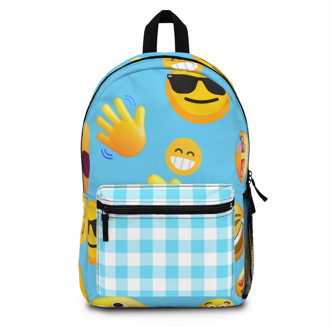 Emoji Backback Retro Backpack Back to School - Etsy