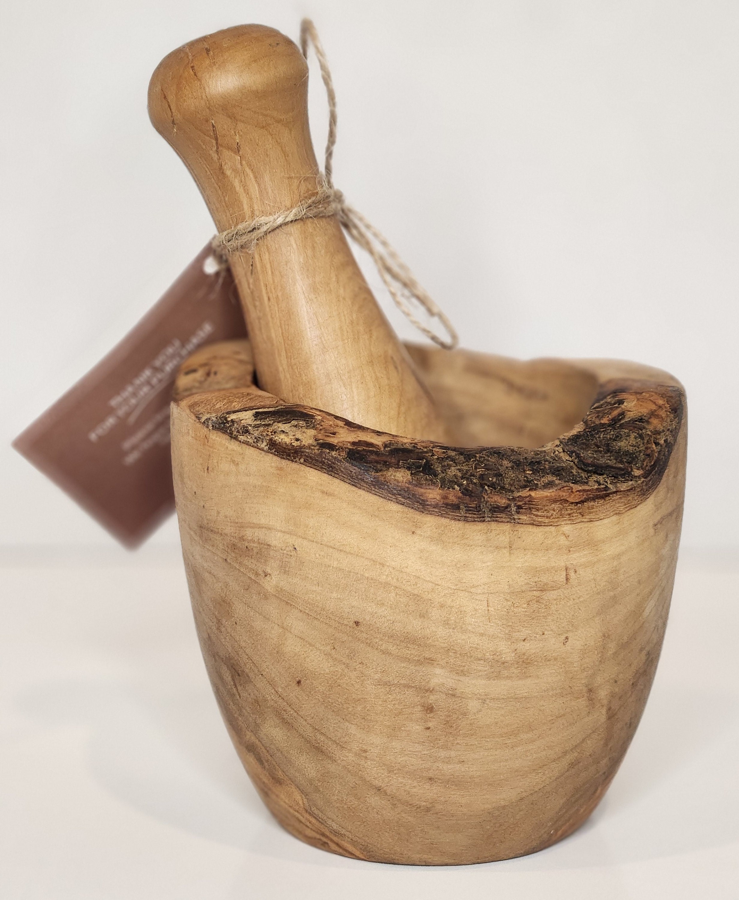 Rustic Mortar 100% Olive Wood - Etsy