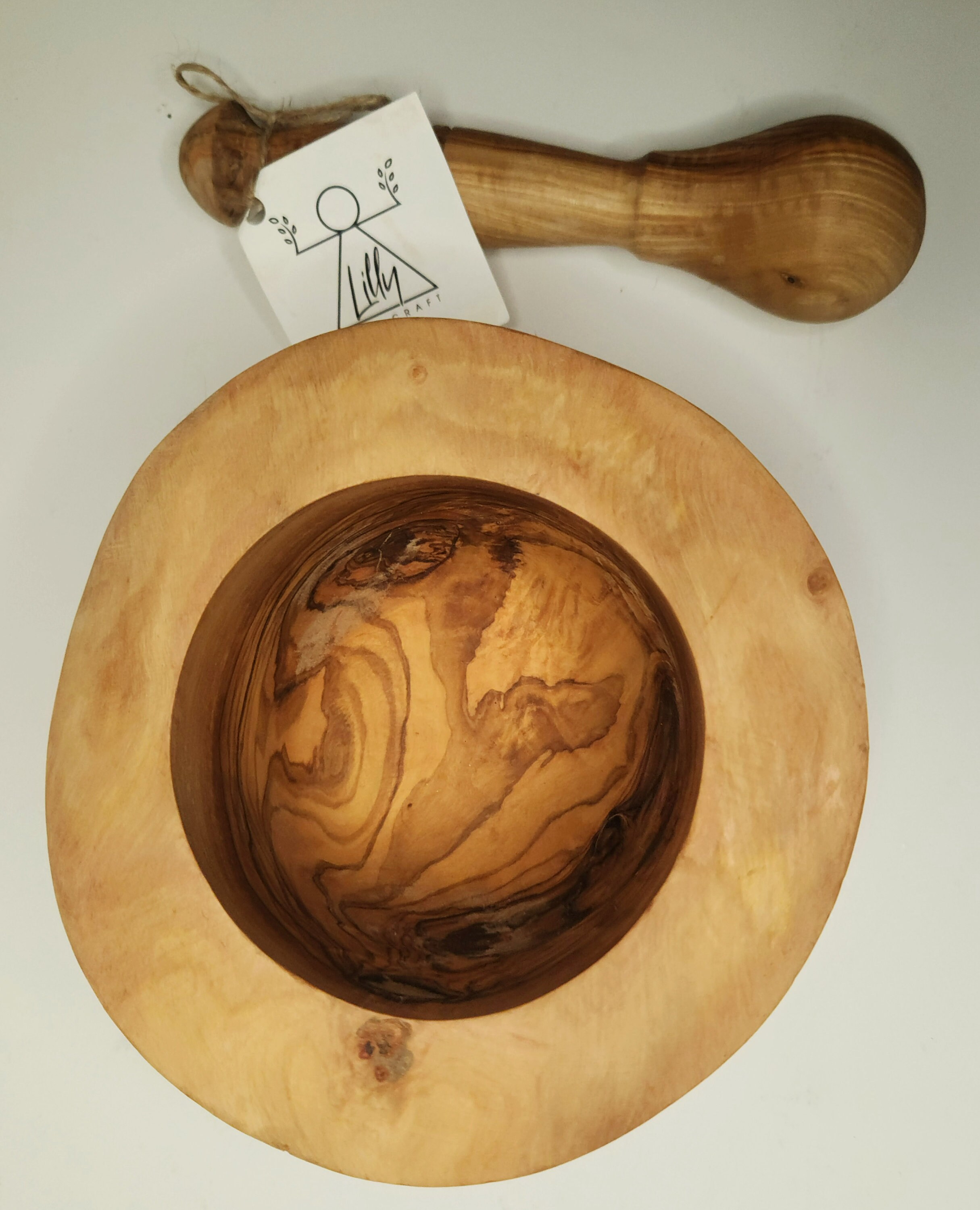 Rustic Mortar, 100% Olive Wood - Etsy