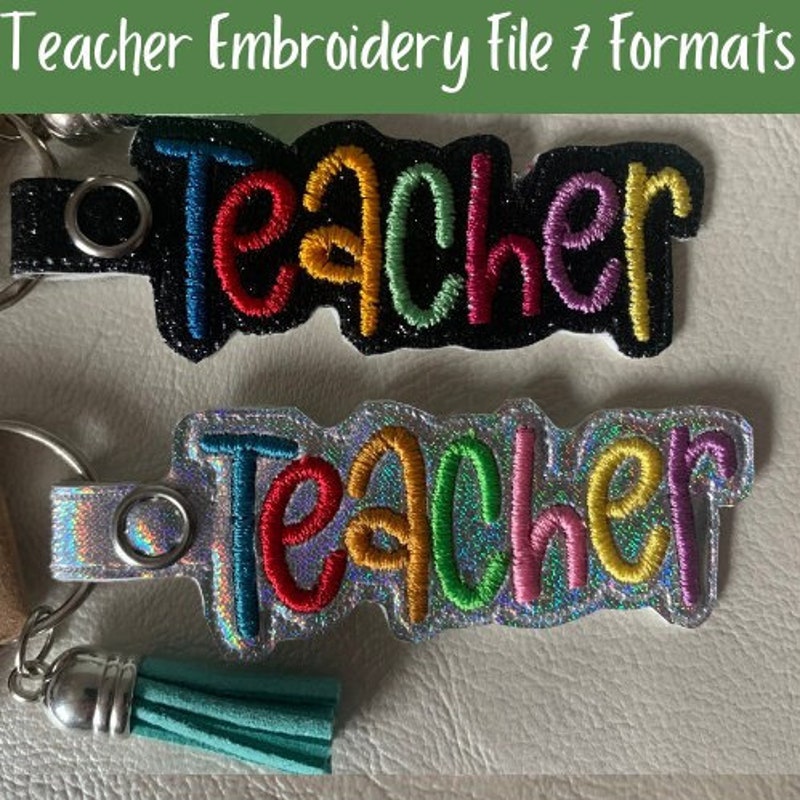 Key Fob Embroidery Designs - Etsy