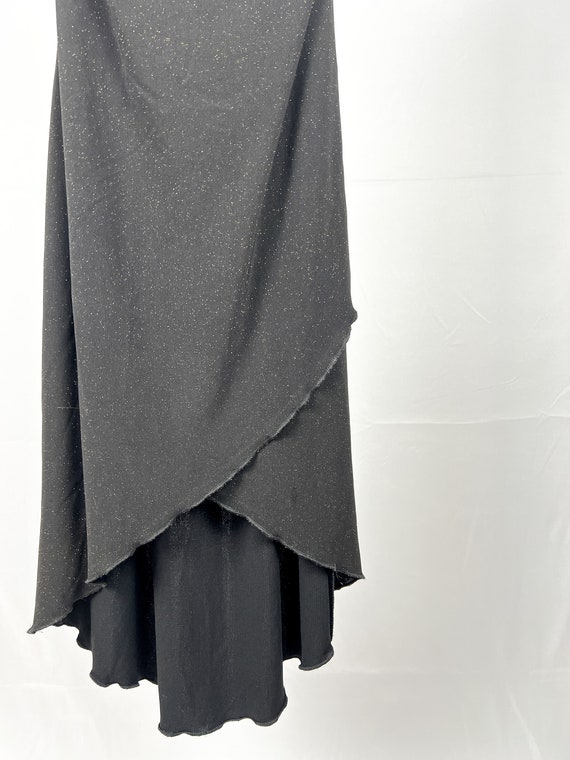 Slinky Glittery Little Black Dress - Gem