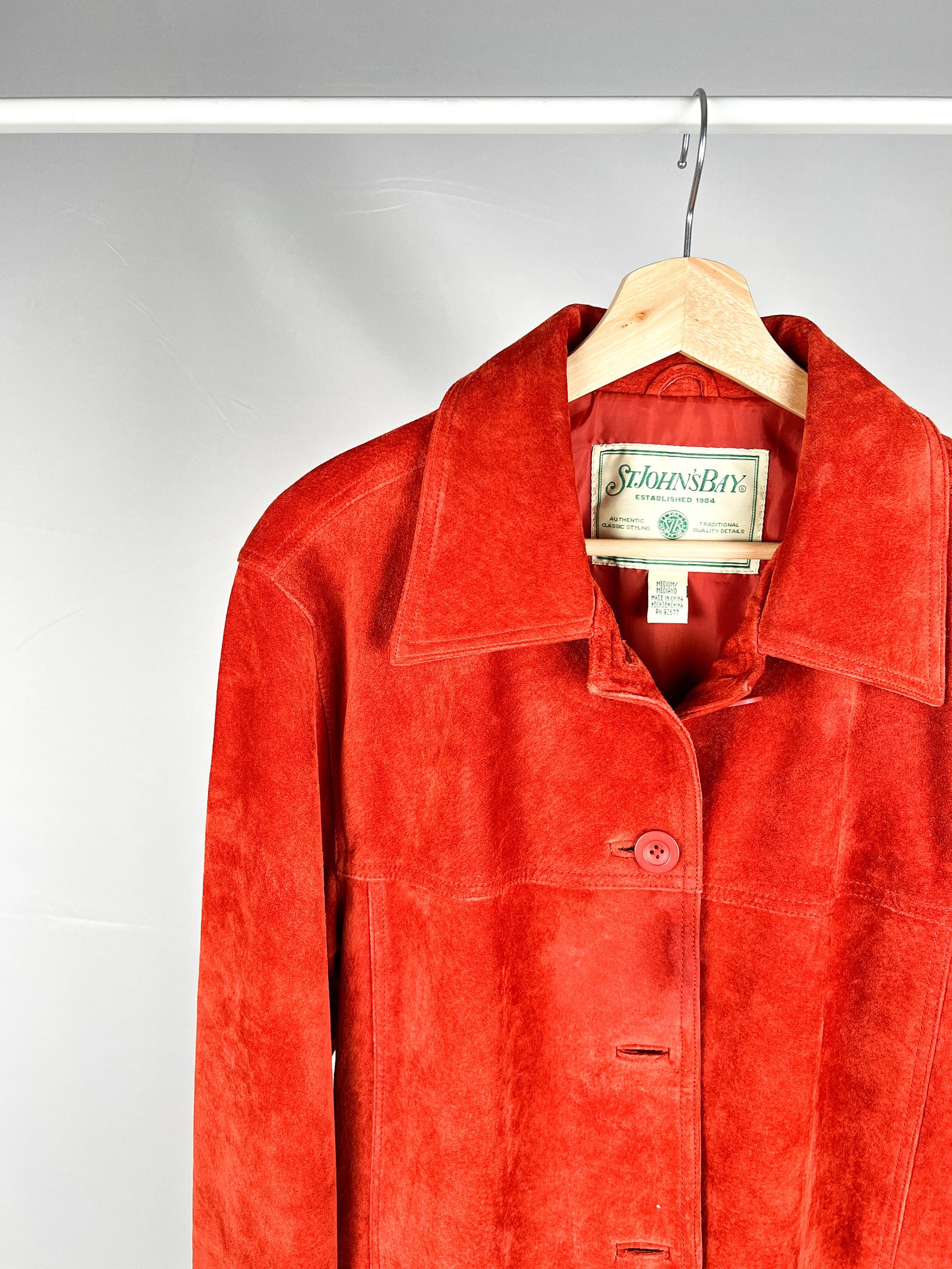 Burnt Orange Suede Jacket - Etsy