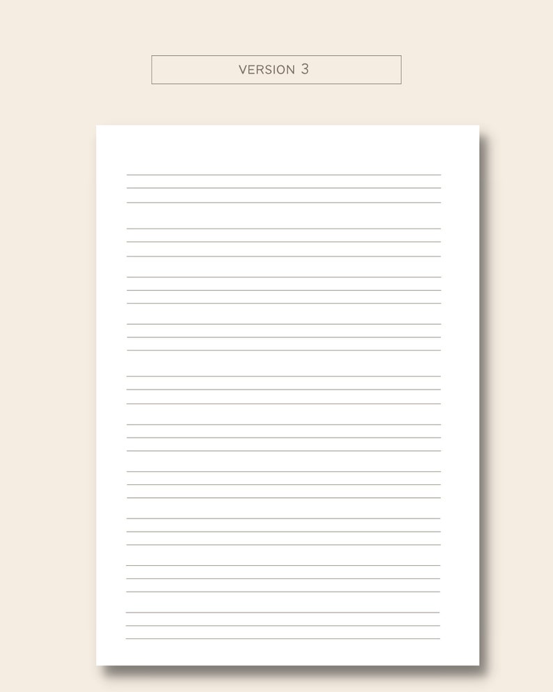 Recipe Template, Customizable Recipe Pages to Write Out Recipes ...