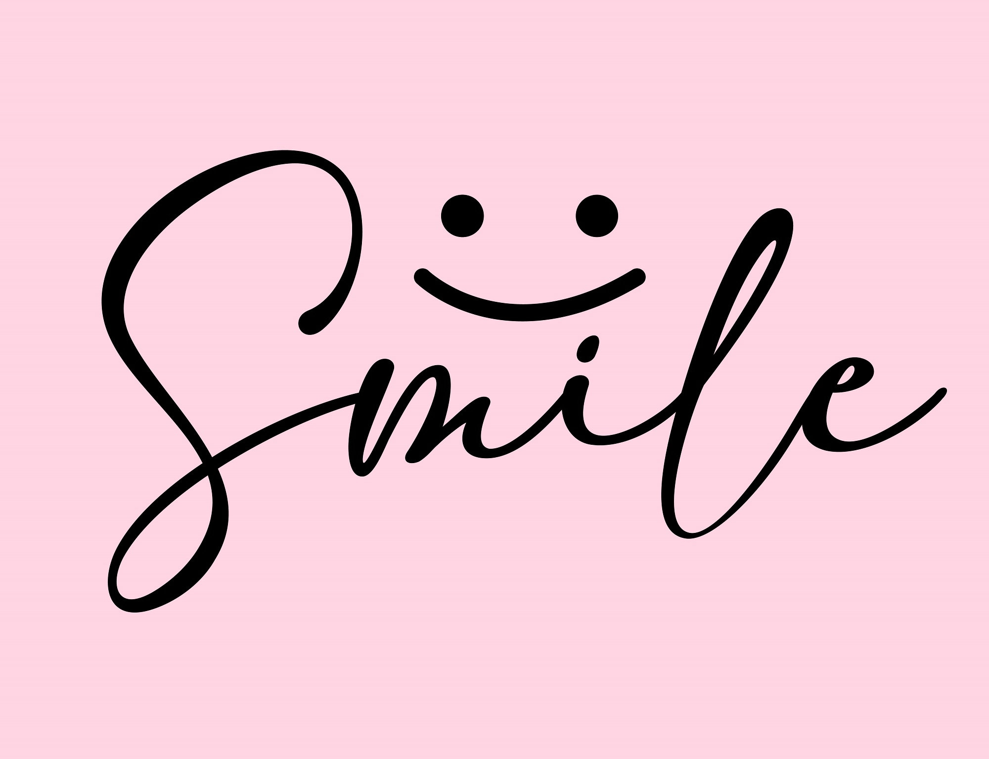 Smile Face T-shirt Design Script Font Design Happy Smile Face SVG ...