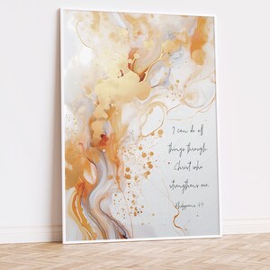 Philippians Bible Verse Wall Art - Printable Scripture Art Download - Etsy