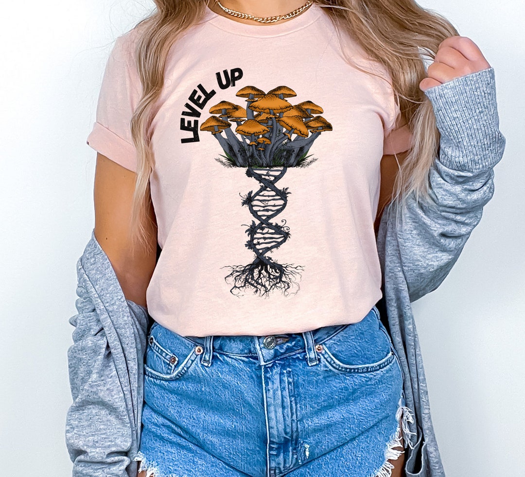 Sonya Broner Level up Trippy Mushroom Tee, EDM Shirt, Battle DJ Shirt ...