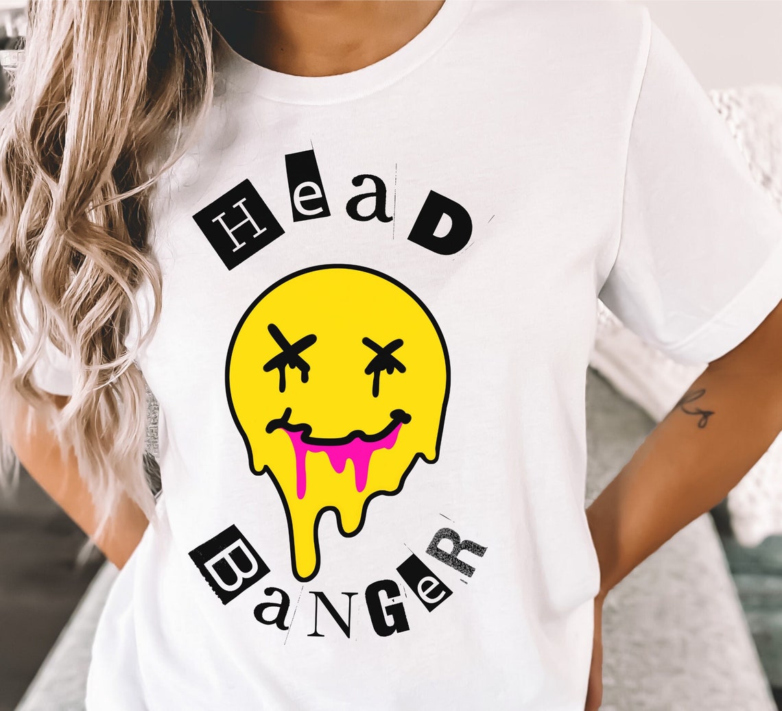 Head Banger Trippy Shirt EDM Merch Music Festival T-shirt - Etsy