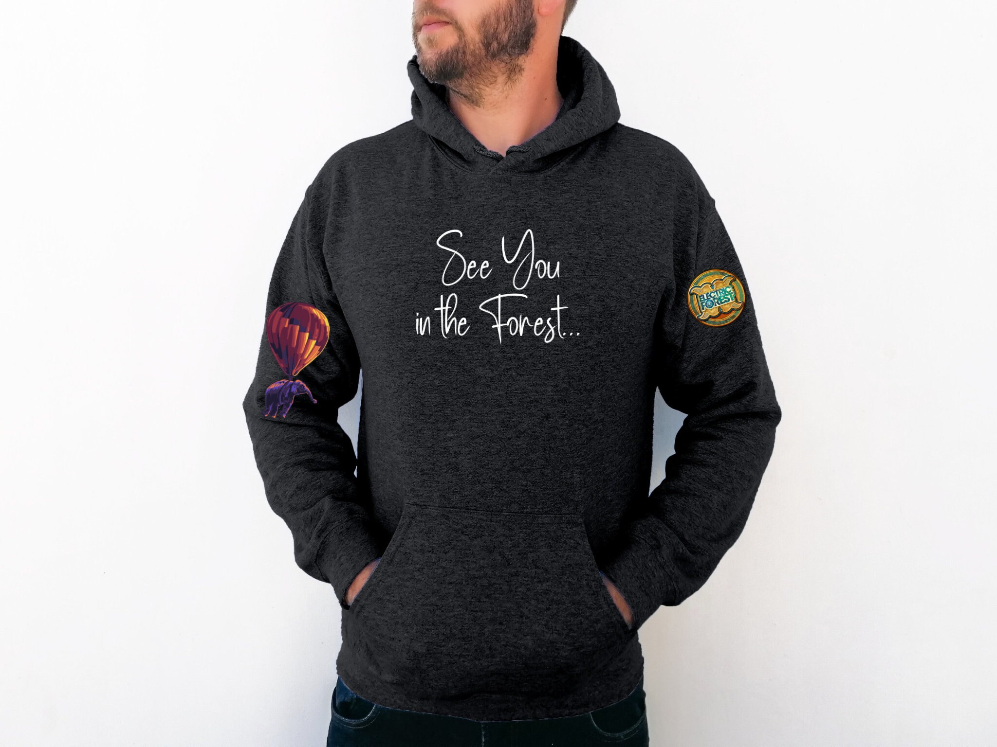 Electric Forest 2023 Front and Back Design With Sleeve Badges, Electric ...