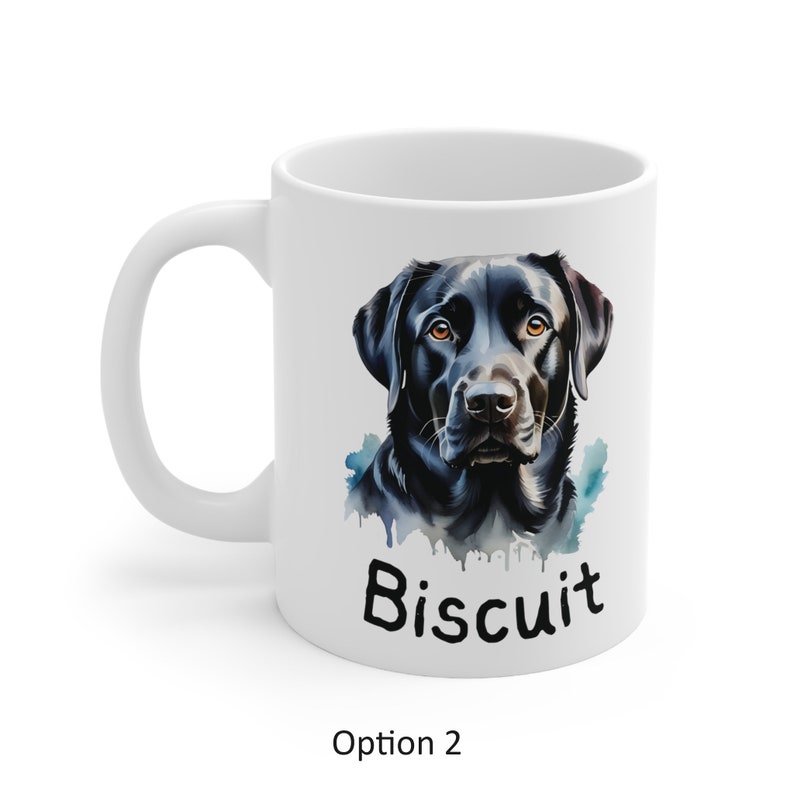 Black Lab Mug, Black Labrador Gift, Personalized Dog Mug - Etsy