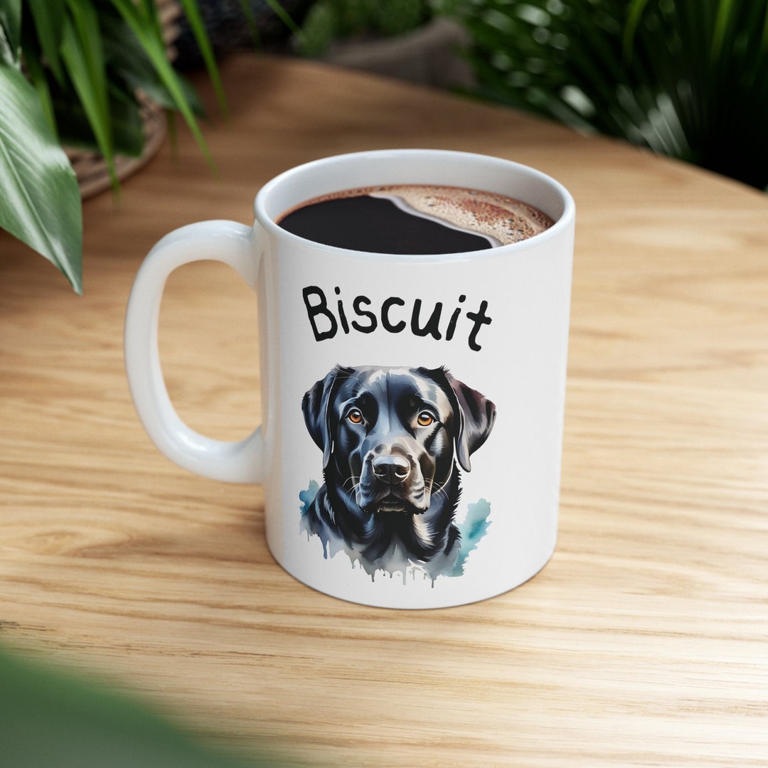 Black Lab Mug, Black Labrador Gift, Personalized Dog Mug - Etsy