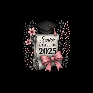Class Of 2025 Graduation Tumbler Wrap PNG | 20 oz Skinny Sublimation ...