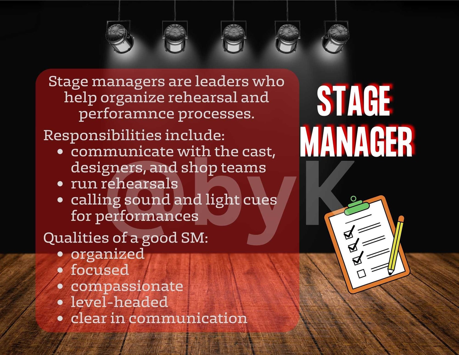 Roles in Theatre Design/tech Edition - Etsy