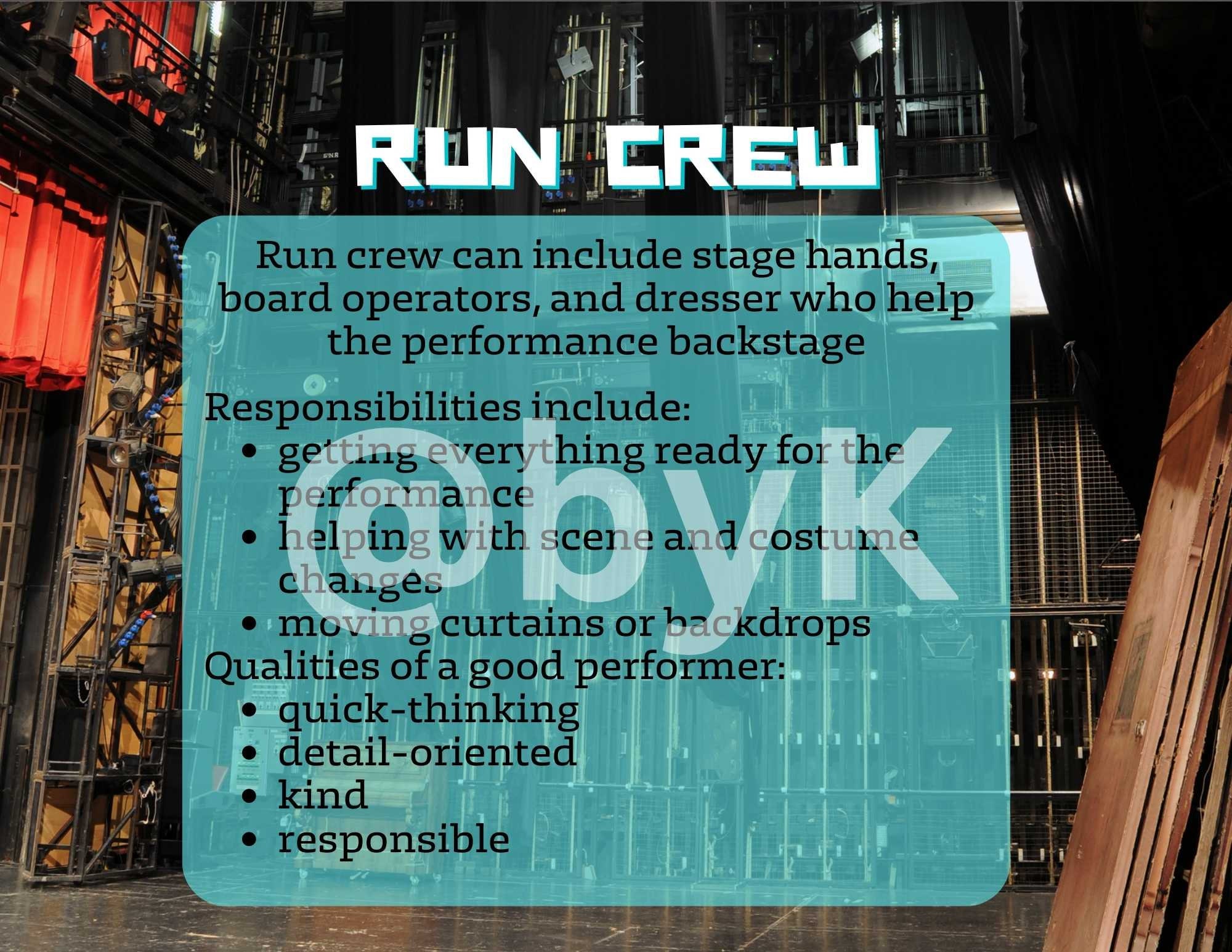 Roles in Theatre Design/tech Edition - Etsy