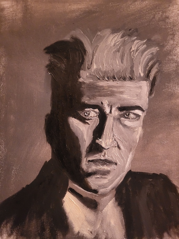 David Lynch Hair Paintings
