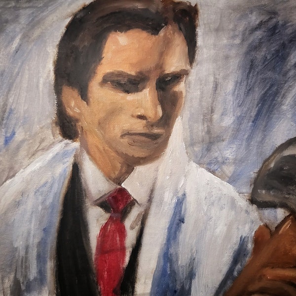Patrick Bateman Painting - Etsy