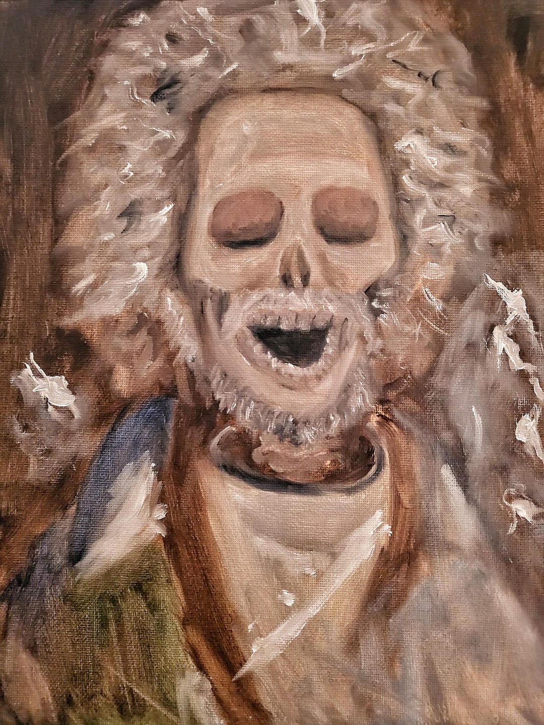 Marv - Original Oil Painting - Home Alone, Marv Getting Electrocuted ...