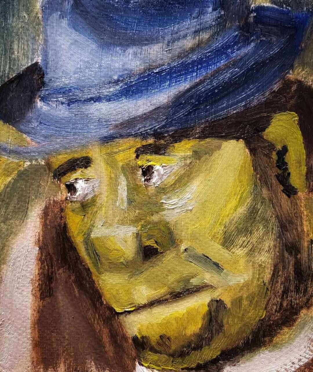 Fedora Shrek, Impasto - Original Artwork Print - Direct From Artist - Etsy