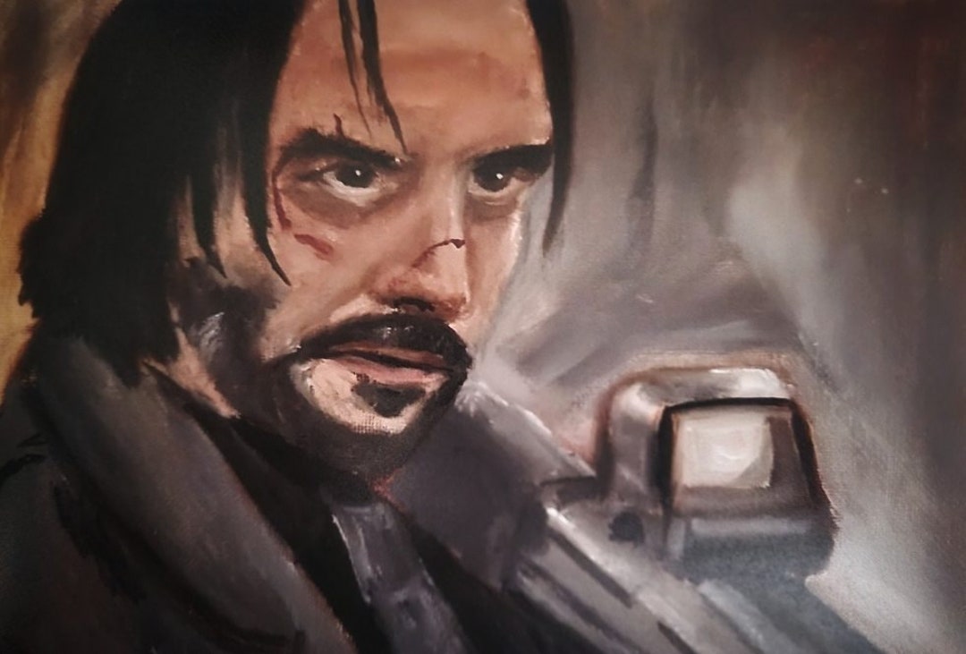 John Wick, Keanu Reeves - Original Artwork Print - Direct From Artist ...