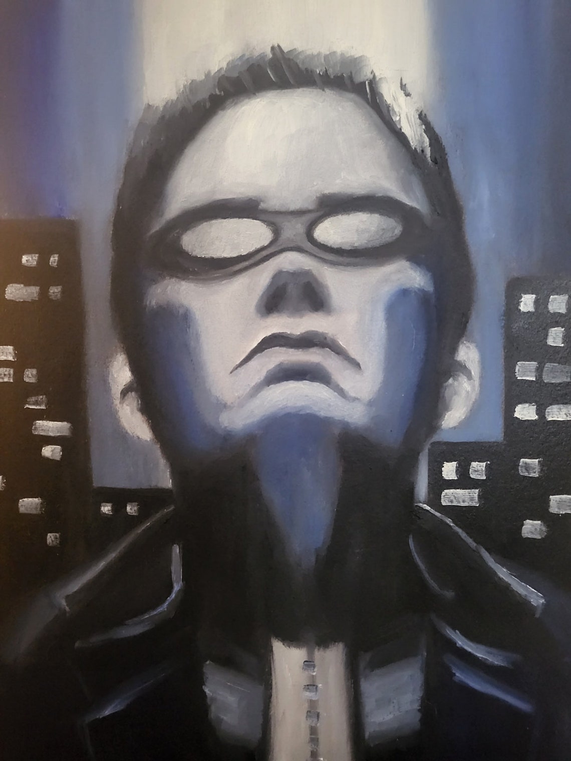 JC Denton, Deus Ex - Original Oil Painting - Direct From Artist - Etsy