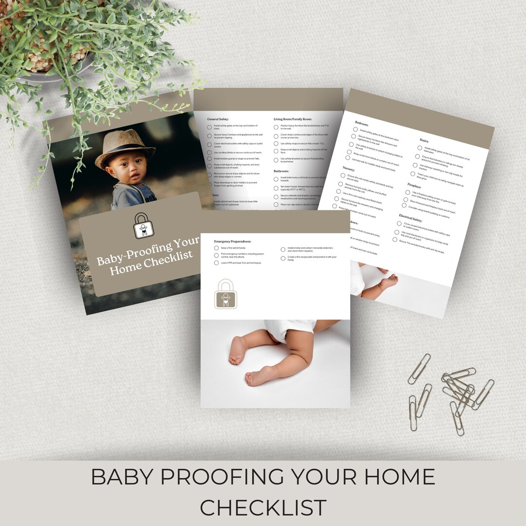 Baby Proofing Your Home Checklist for New Parents, Day Care Centres and ...