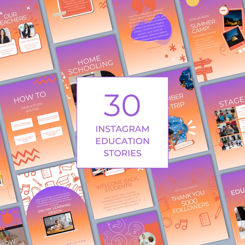 Educational Instagram Post Template | Social Media Posts Education ...