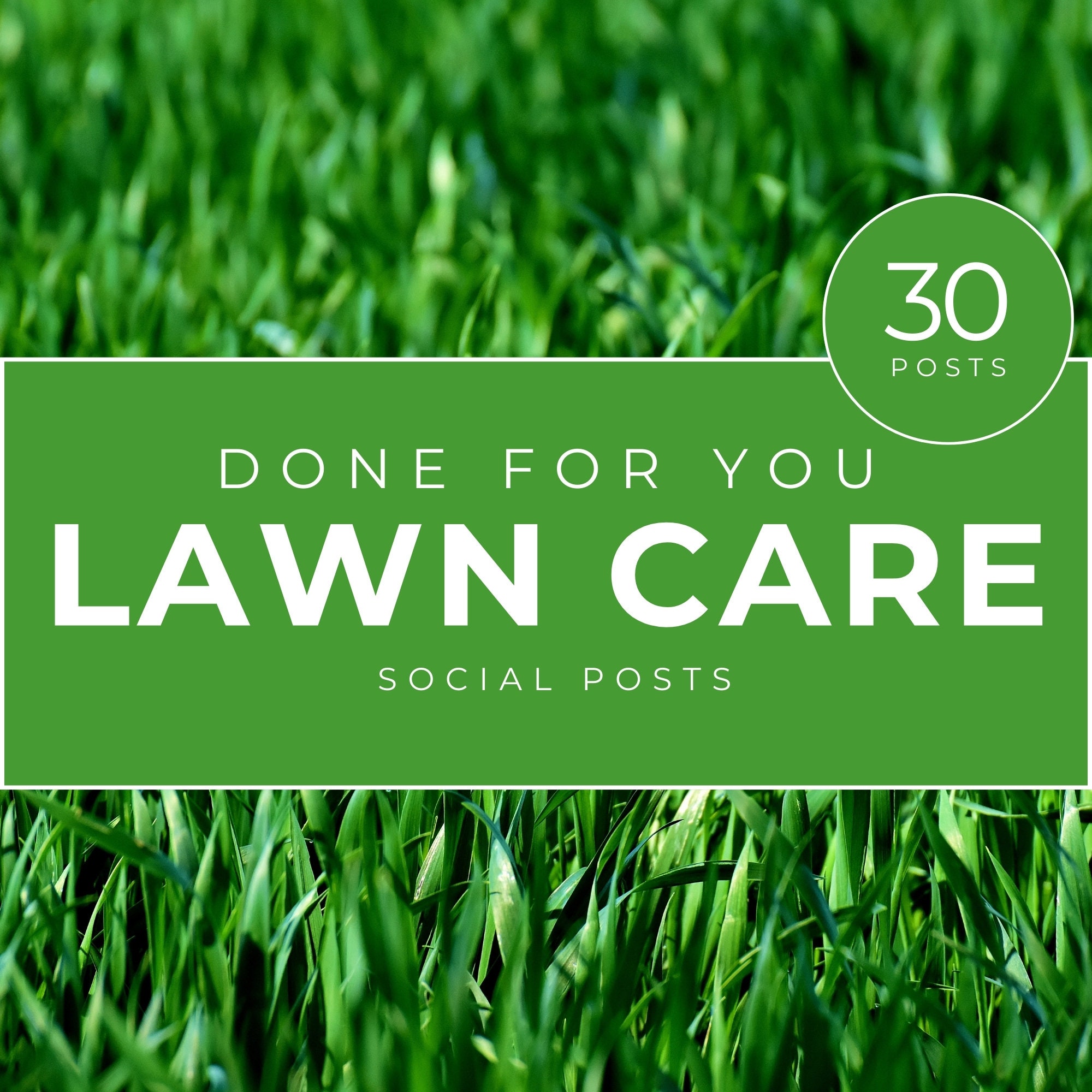 Lawn Care Social Media Posts for Small Business, Done for You Instagram ...
