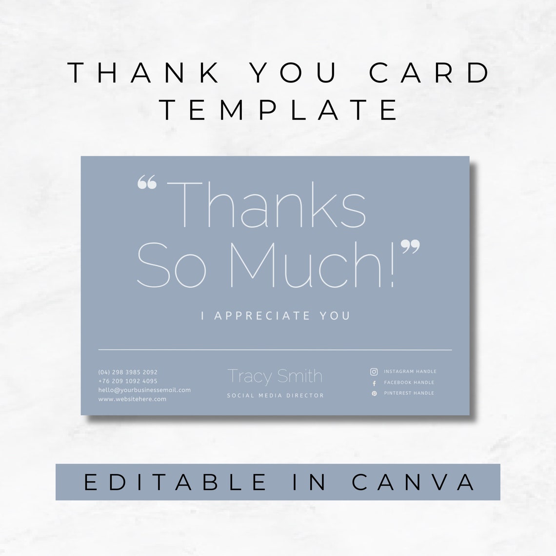 I Appreciate You Card, Staff Appreciation Greeting Card, Staff Thank ...