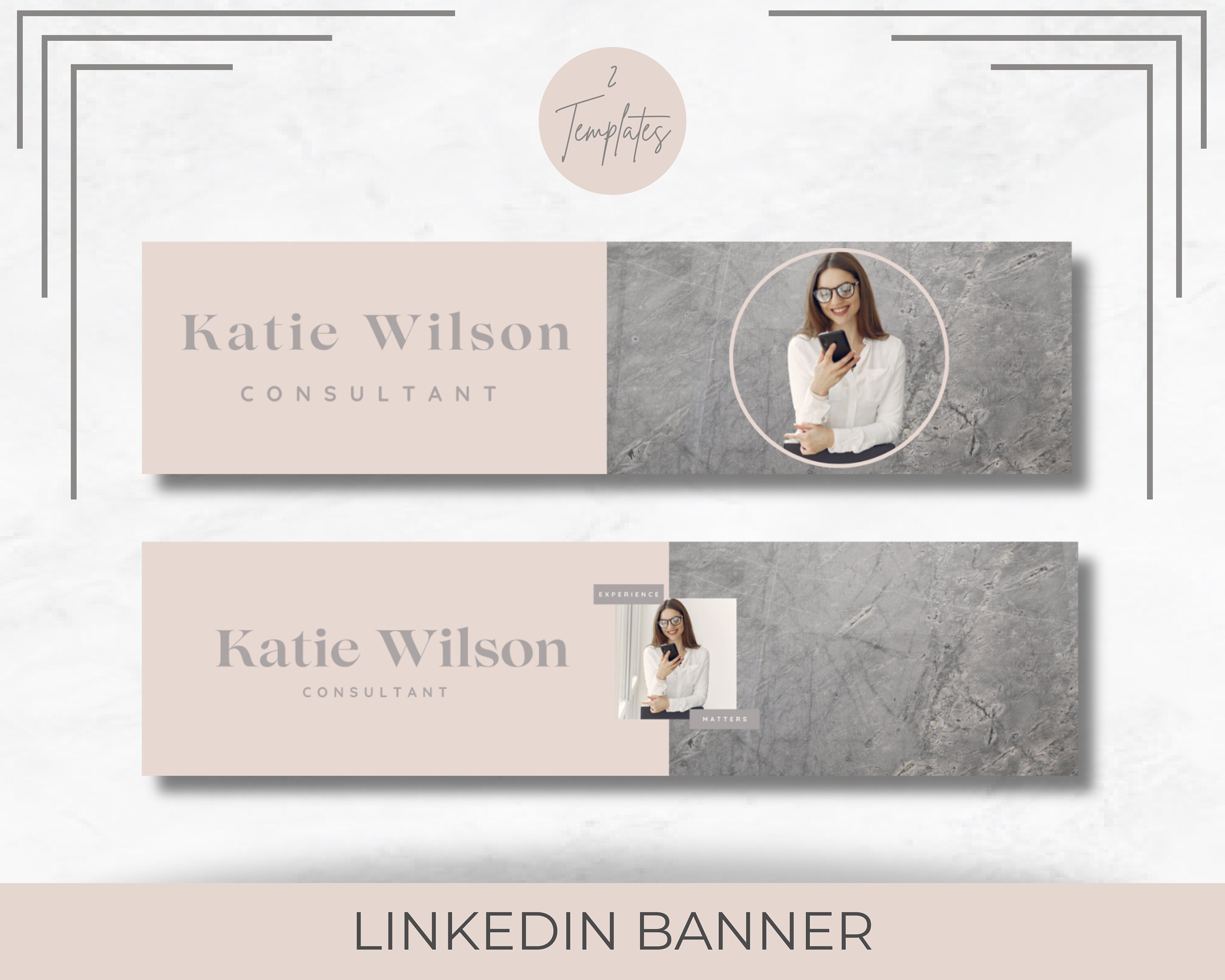 Linkedin Background Banner Template | Editable Social Media Banner ...