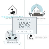 Modern Home Staging Logo: Interior Design Canva Template - Etsy Canada
