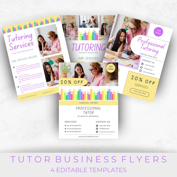 Tutoring Flyer - Etsy