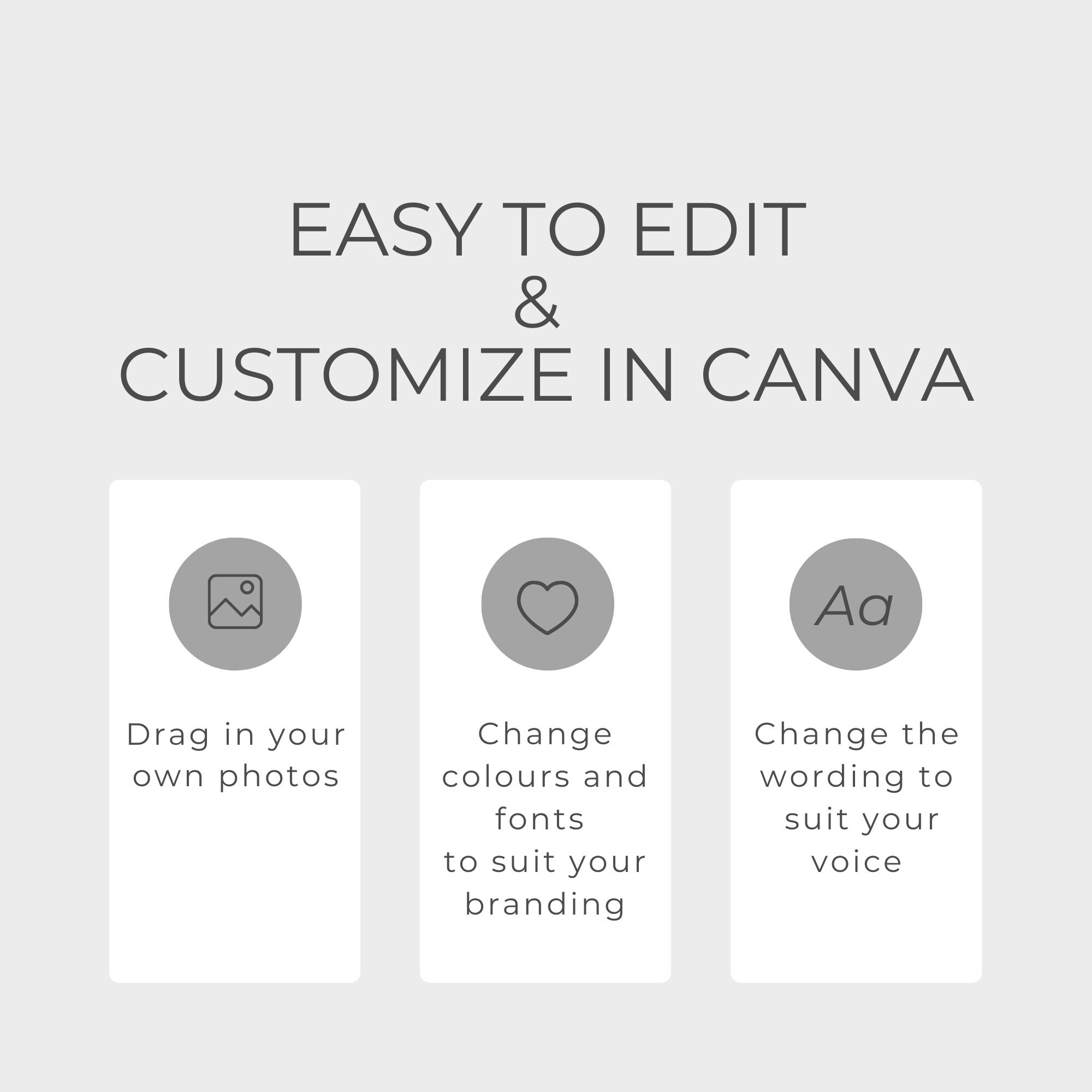 Instagram Template Canva Navy Gold Luxury Instagram Instagram Bundle ...