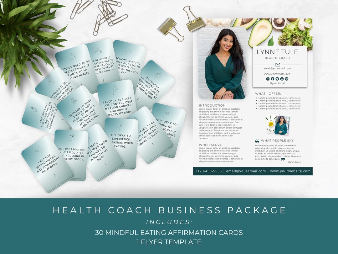 Health Coach Business Package Done for You Wellness Template Instant ...