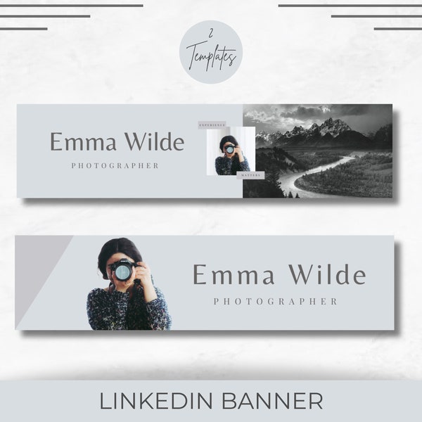 Canva Header Template - Etsy