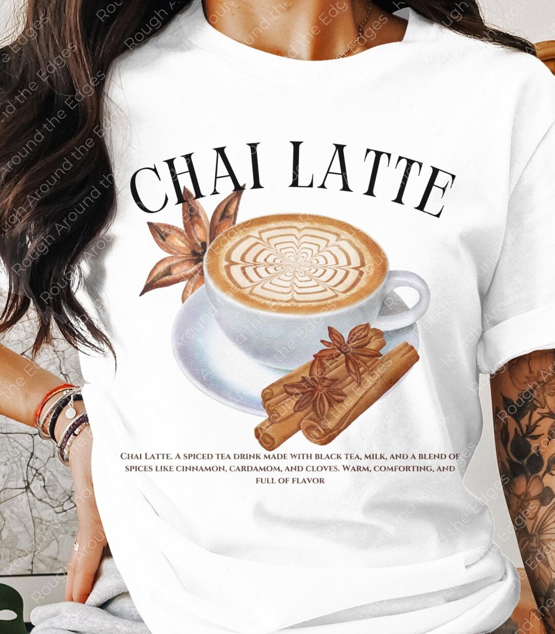 Chai Latte Watercolor Illustration PNG | Trending Digital Download for ...