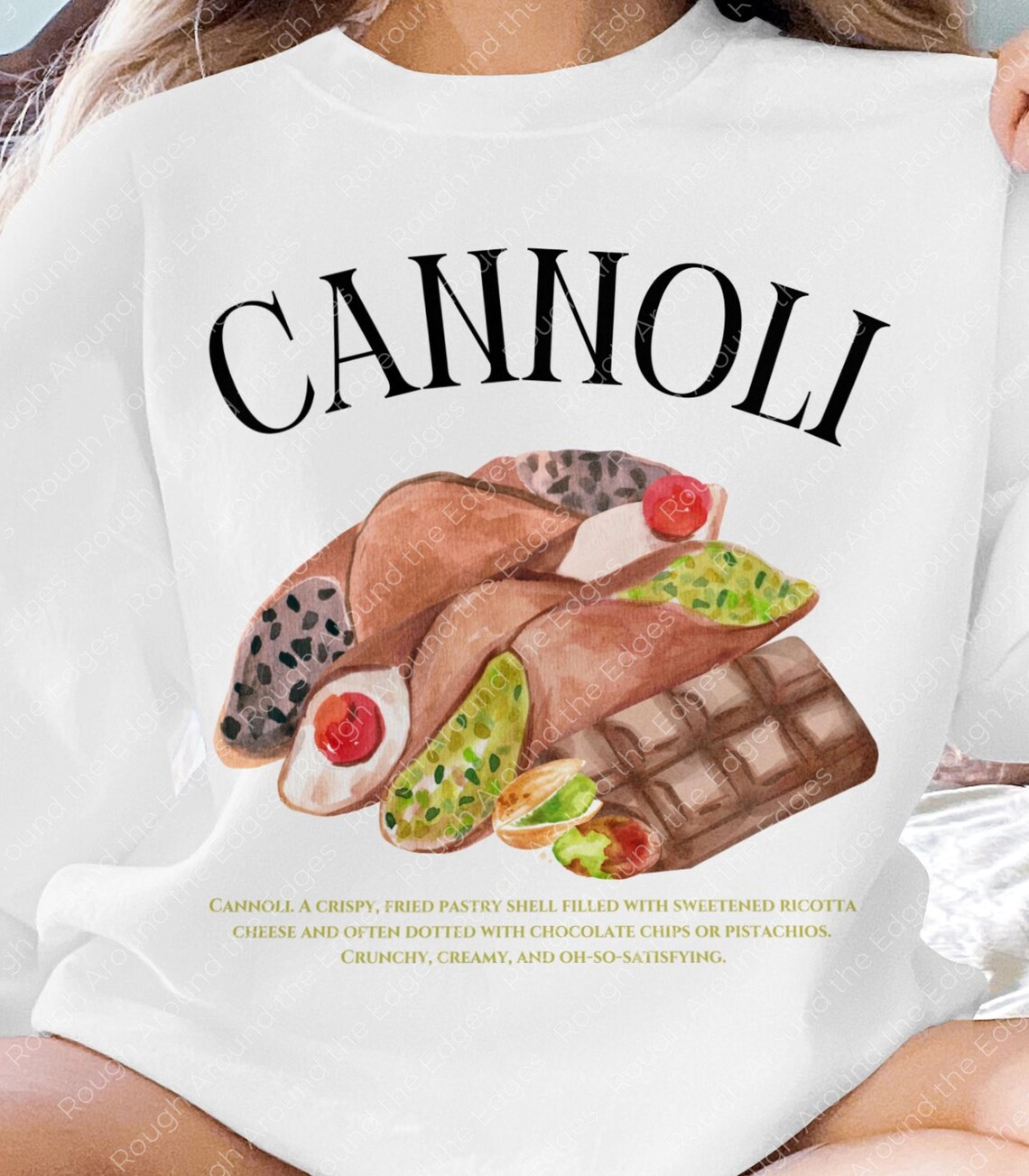 Cannoli Watercolor Illustration PNG | Food Lover's Art for Digital ...