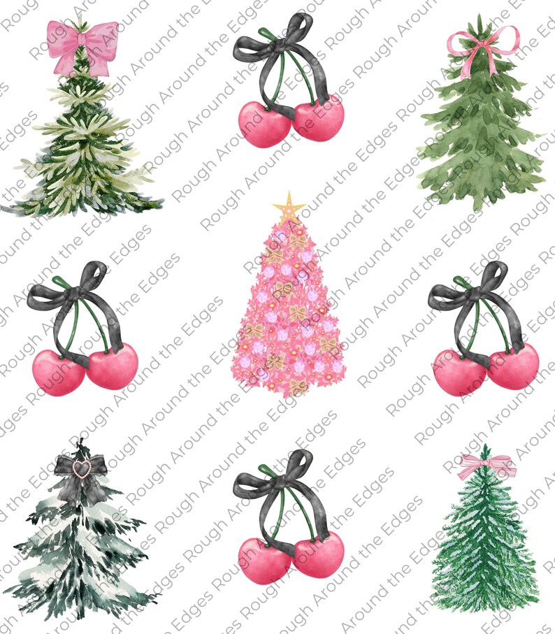 Coquette Christmas PNG Digital Download | High-resolution Design for ...