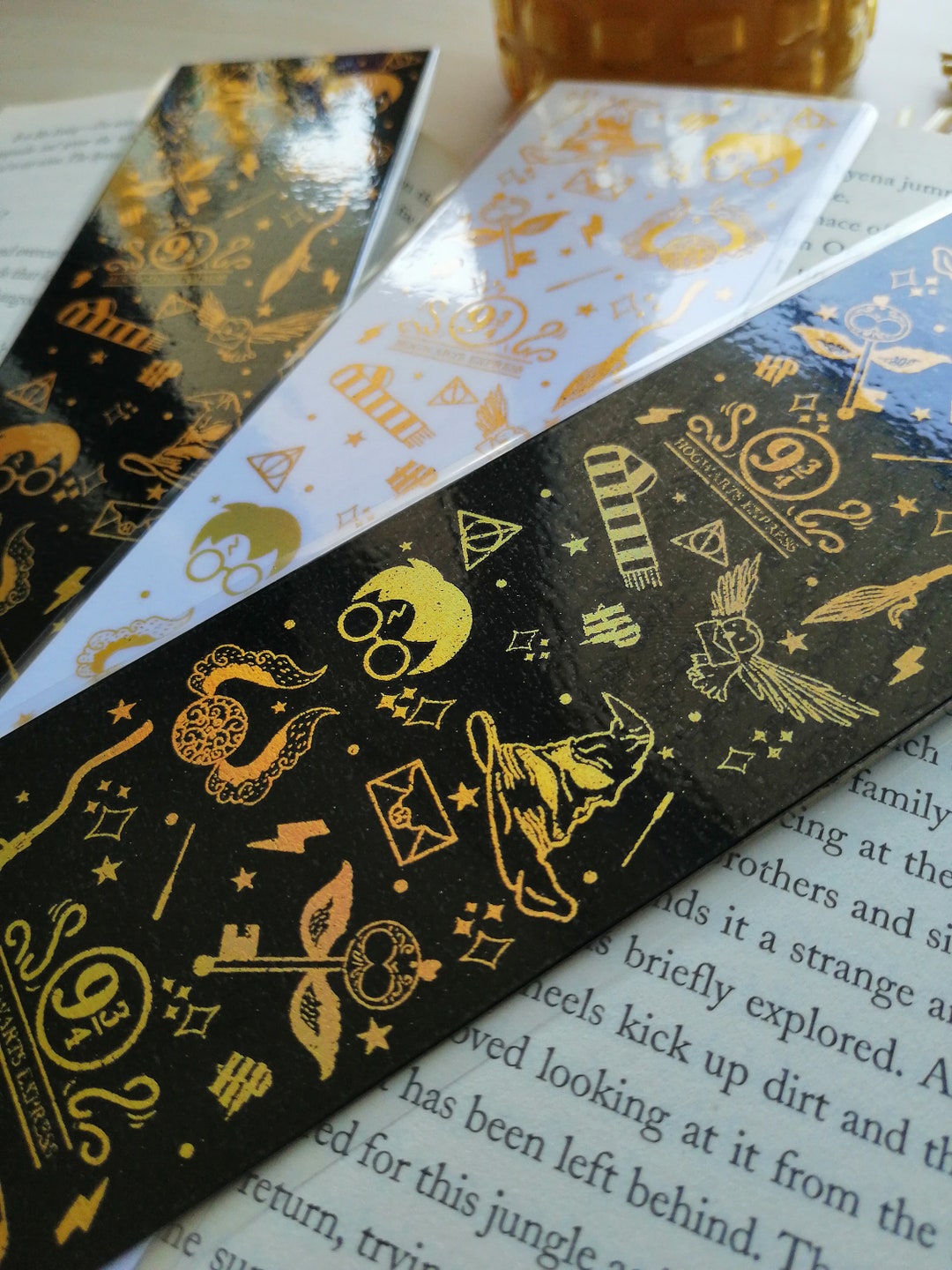 Handmade Foil Bookmark Harry Potter - Etsy