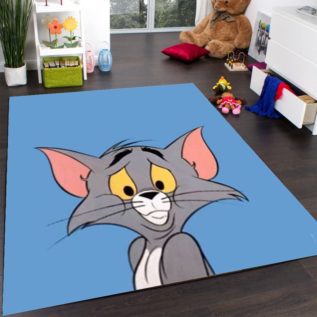 Tom and Jerry Rug Young Room Rug Modern Rug Art Design Rug - Etsy