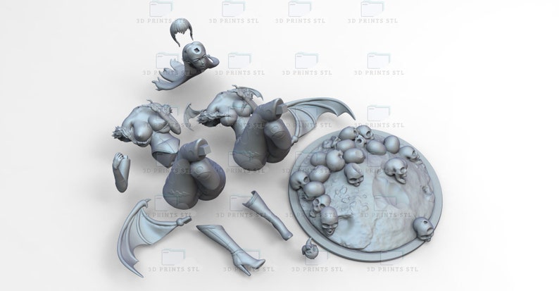 Sexy Naked Woman Stl Sexy Characters 3d File Anime Character Etsy Australia