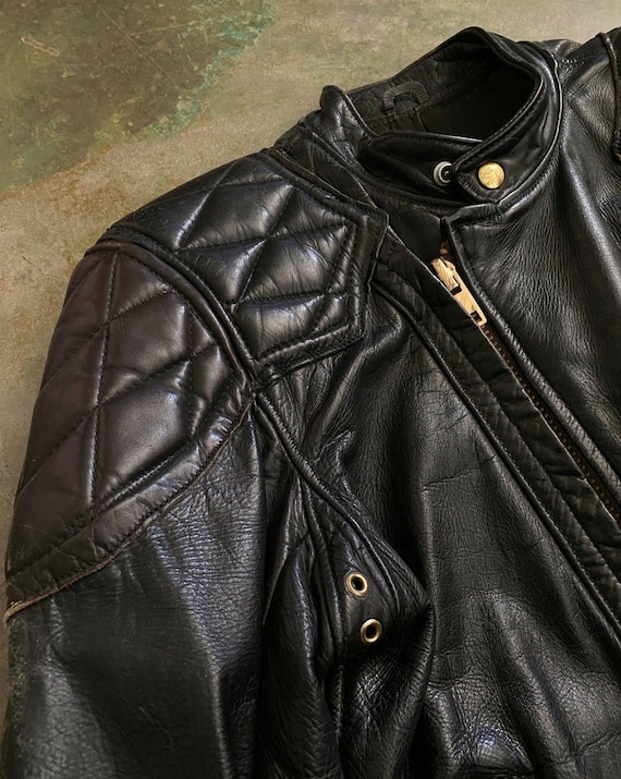 1960's Langlitz Leather Padded Jacket Cascade - Gem