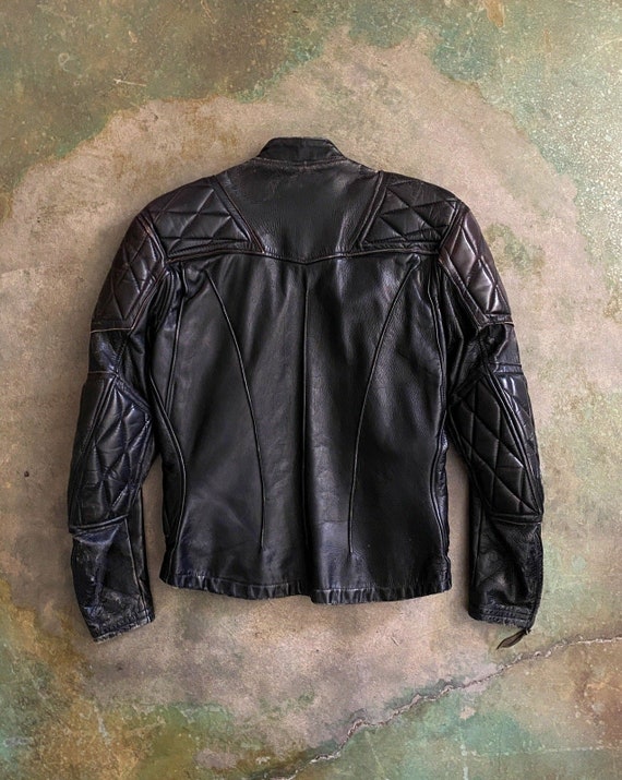 1960's Langlitz Leather Padded Jacket Cascade - Gem