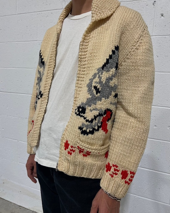 cowichan sweater wolf pattern - Gem